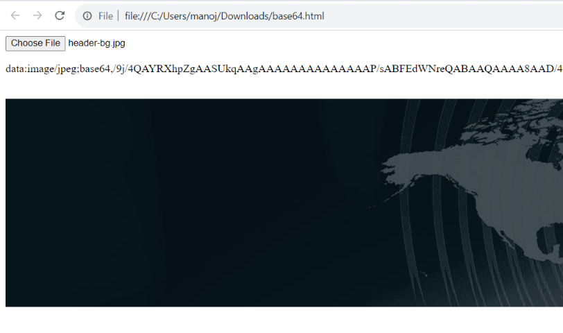 Upload Image And Covert To The Base64 String By Using Javascript Digital Webxpert